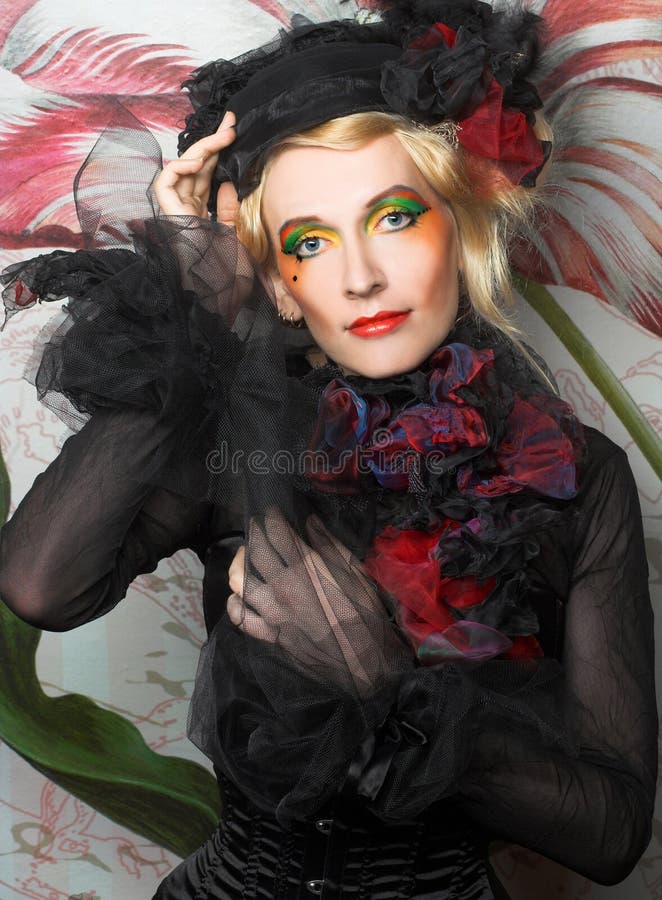 Young lady stock image. Image of artistic, corset, makeup - 40581389