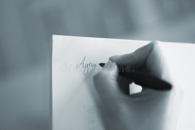 Young Lady Writing on Paper Stock Photo - Image of paperwork, pencil ...