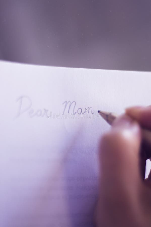 Young Lady Writing on Paper Stock Photo - Image of business, hand ...