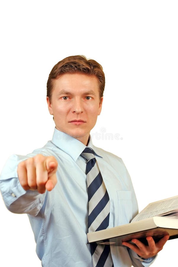 Young lawyer accusing stock image. Image of justice, elegant - 4245449