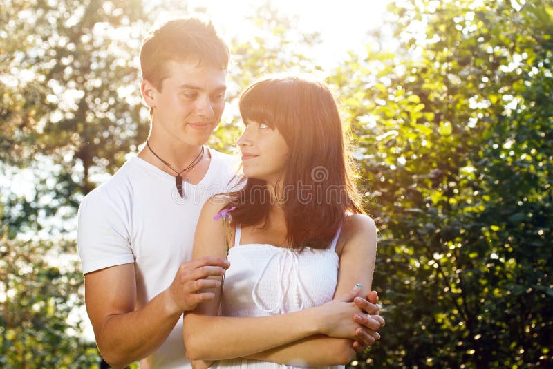 Young love couple stock photo. Image of attractive, girlfriend - 25189888