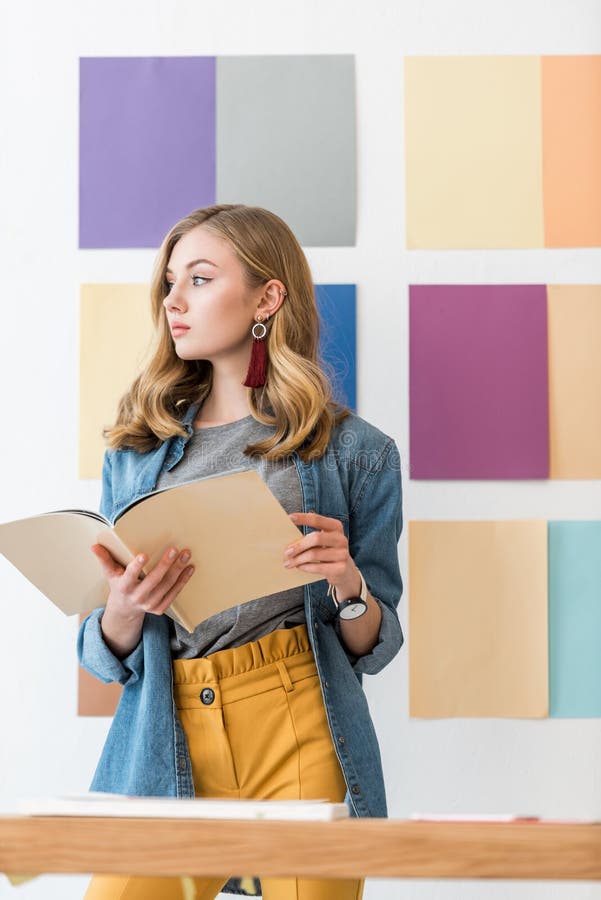 Magazine Editor Selecting Models Picture Stock Image - Image of editor ...