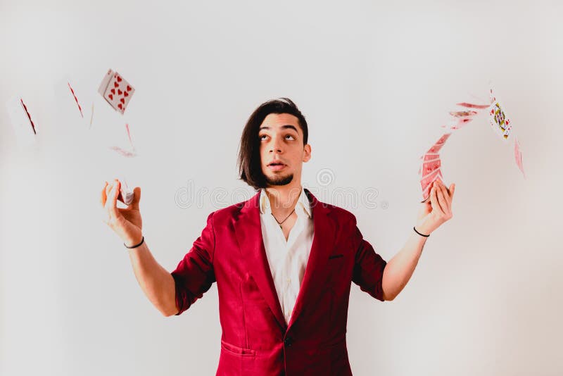 Juggling Magician stock image. Image of performance, magician - 19945213