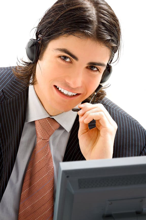 Young male assistant stock image. Image of kind, communication - 10012225