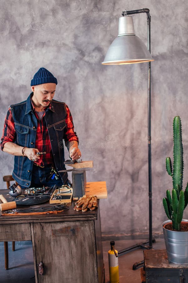 Young Male Breaking the Chain Stock Photo - Image of examining ...