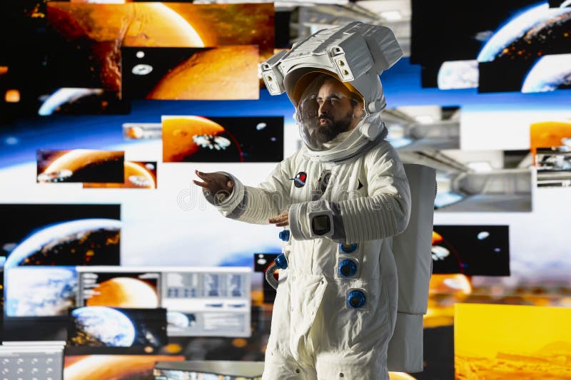 Space Walk Helmet Reflecting Stars Stock Photos - Free & Royalty-Free ...