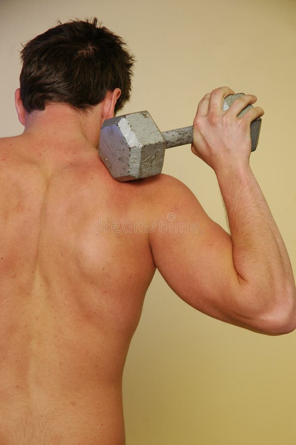 Young male with bling stock image. Image of weight, peak - 2252515