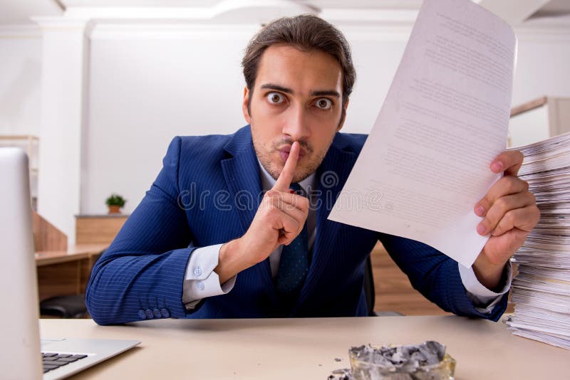 Burning Employee of the Month Certificate Stock Photo - Image of ...