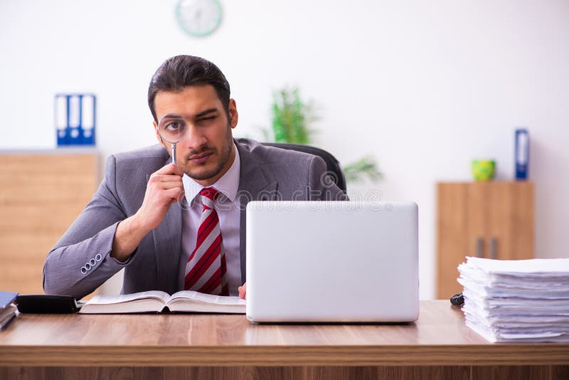 355 Employee Reading Magnifying Glass Stock Photos - Free & Royalty ...