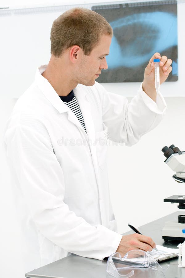 Young male lab tech stock photo. Image of adult, lifestyle - 11634812