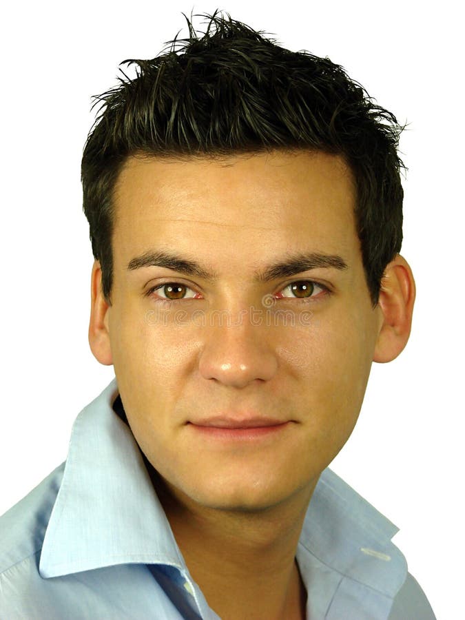 Young Male Model stock photo. Image of face, hair, mediterranean - 3711742