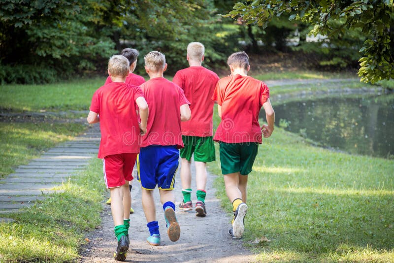 Young male runners stock photo. Image of together, play - 44352498