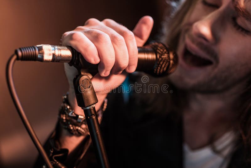 Male Singer On Stage
