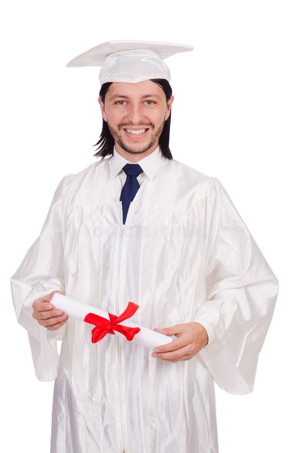 Young Male Student Graduated from High School Stock Image - Image of ...