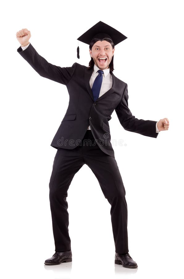 Young Male Student Graduated from High School Stock Image - Image of ...