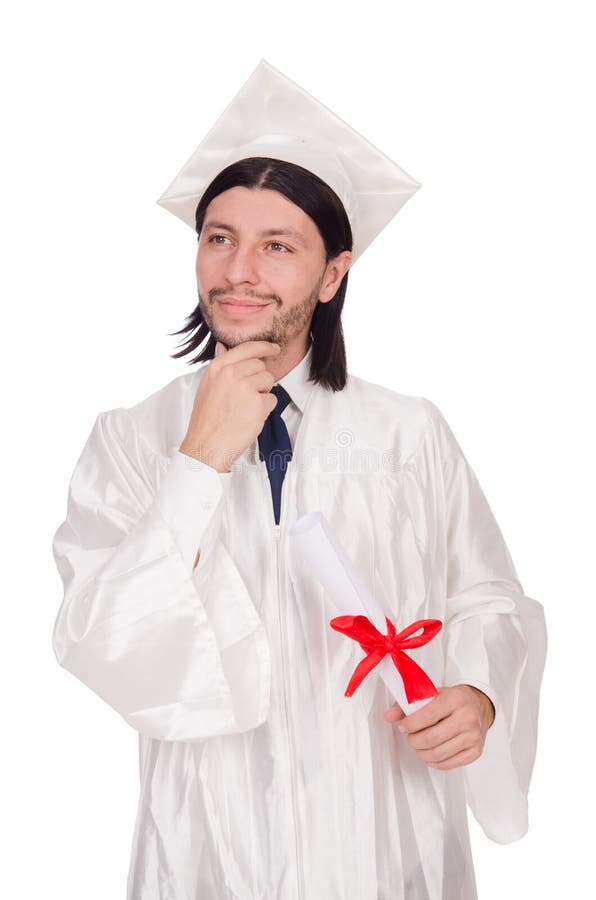 Young Male Student Graduated from High School Stock Image - Image of ...