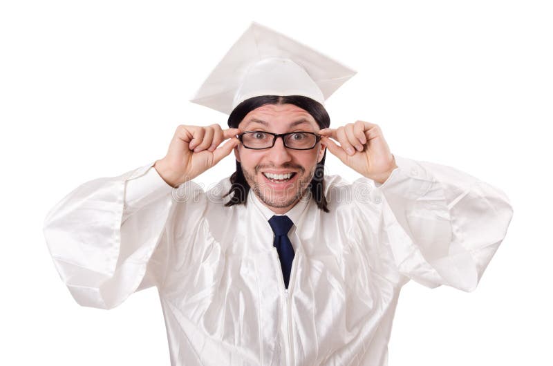 Young Male Student Graduated from High School Stock Photo - Image of ...