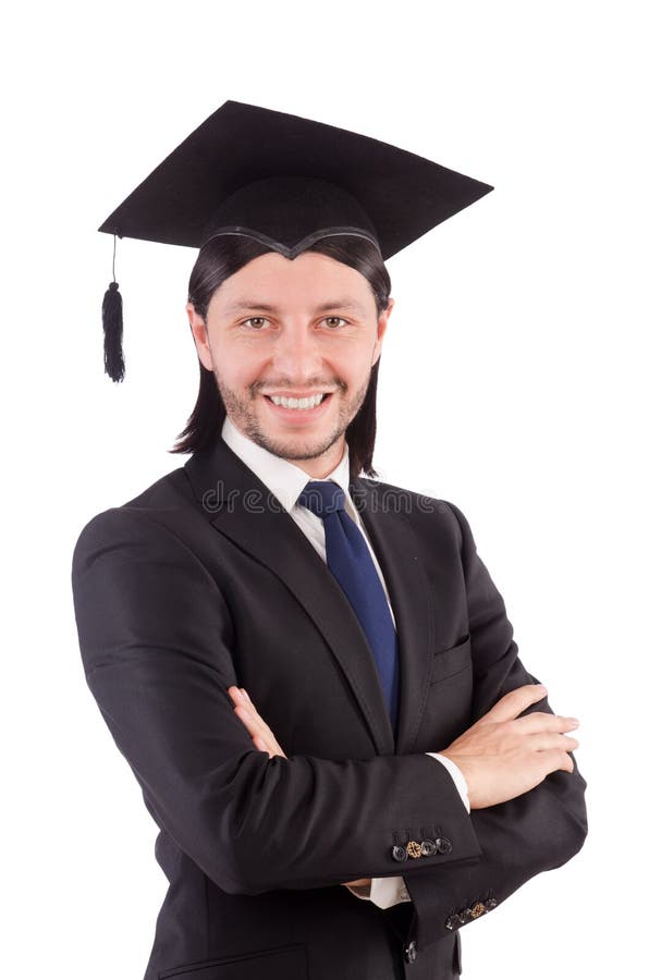 Young Male Student Graduated from High School Stock Image - Image of ...