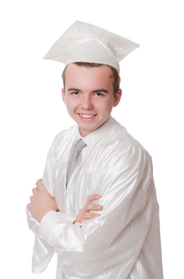 Young Male Student Graduated from High School Stock Image - Image of ...