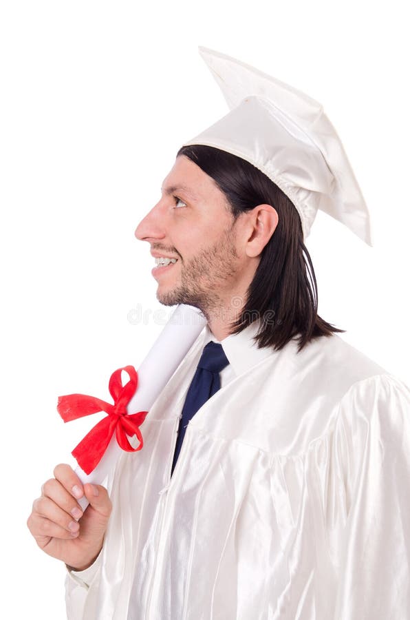 Young Male Student Graduated from High School Stock Photo - Image of ...