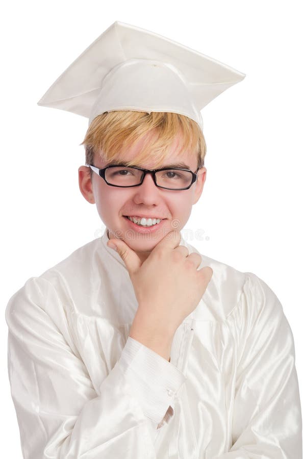 Young Male Student Graduated from High School Stock Image - Image of ...