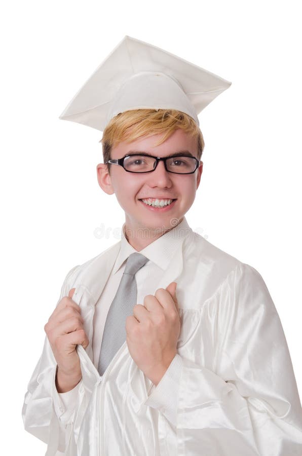 Young Male Student Graduated from High School Stock Photo - Image of ...