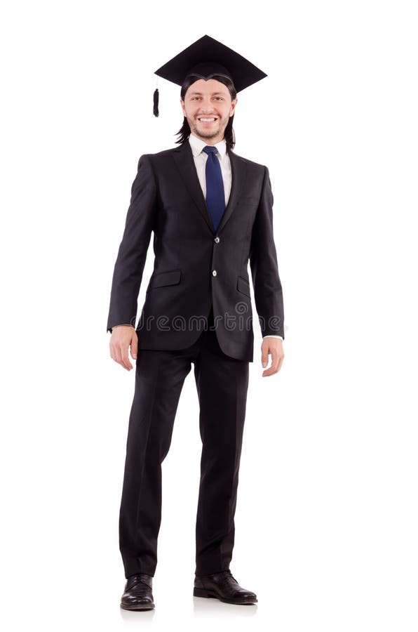 Young Male Student Graduated from High School Stock Image - Image of ...