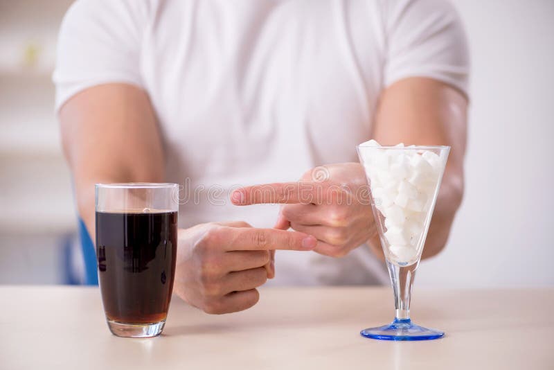 Young Male Student Testing Soft Drink Stock Photo - Image of researcher ...