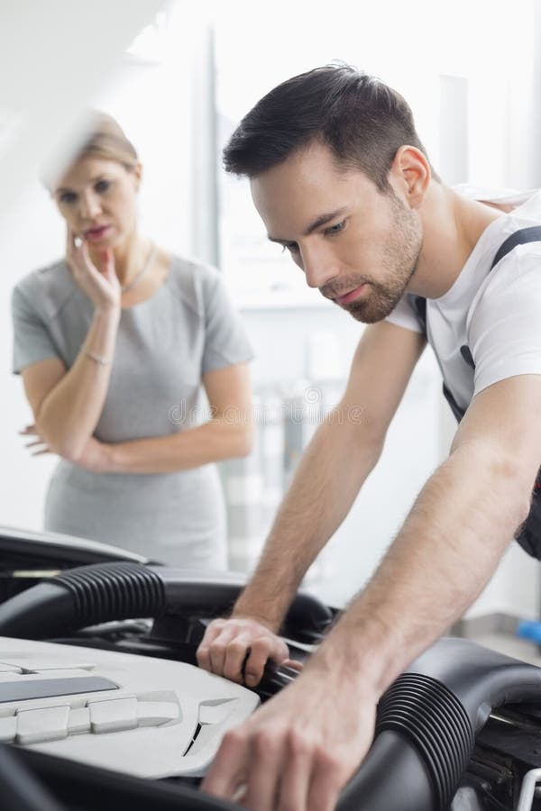 Worried Customer Service Representative Stock Photo - Image of ...