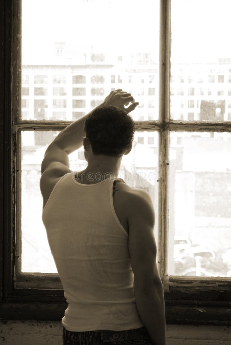 Sensual Man Pose Window Stock Photos - Free & Royalty-Free Stock Photos ...