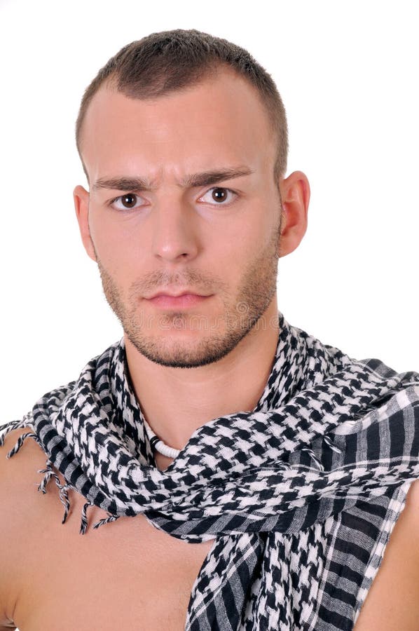 Young man stock image. Image of young, human, macho, upset - 12269681