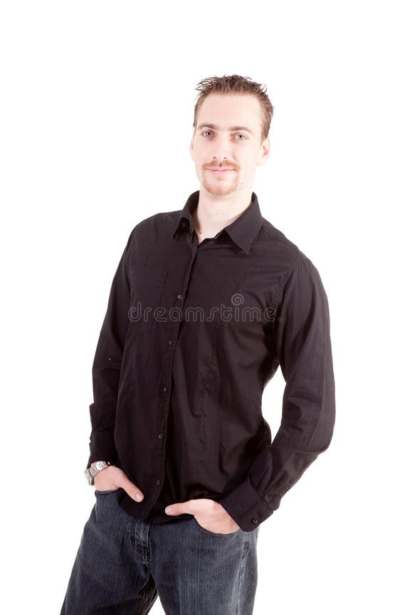 Young man stock image. Image of contrast, lifestyle, business - 15583073