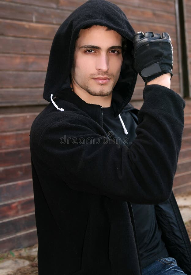 Young Man stock image. Image of expression, outdoors, clothes - 4094415