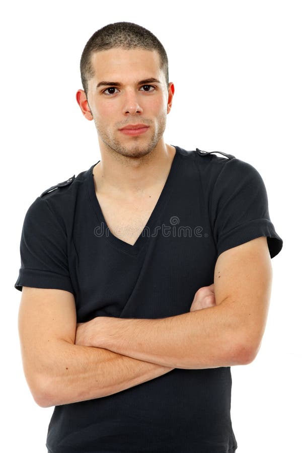 Young man stock image. Image of model, individual, portrait - 9479183