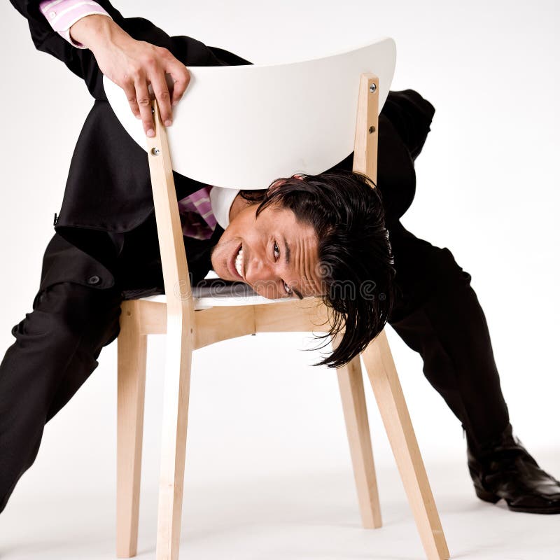 Young Man is Acting Like an Idiot Stock Image - Image of boss, fresh ... Young Man is Acting Like an Idiot Stock Image - Image of boss, fresh ...