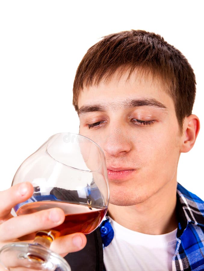 Young Man in Alcohol Addiction Stock Image - Image of addiction ...