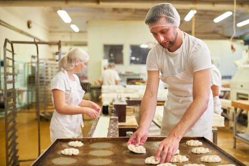 Young Man As an Apprentice in Training To Become a Baker Stock Photo ...