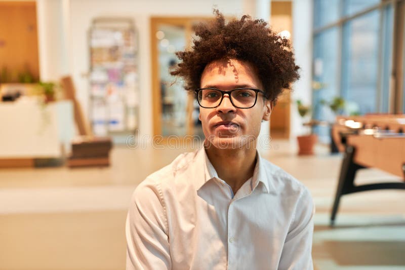 Young Man As a Start-up Founder in His Agency Stock Photo - Image of ...