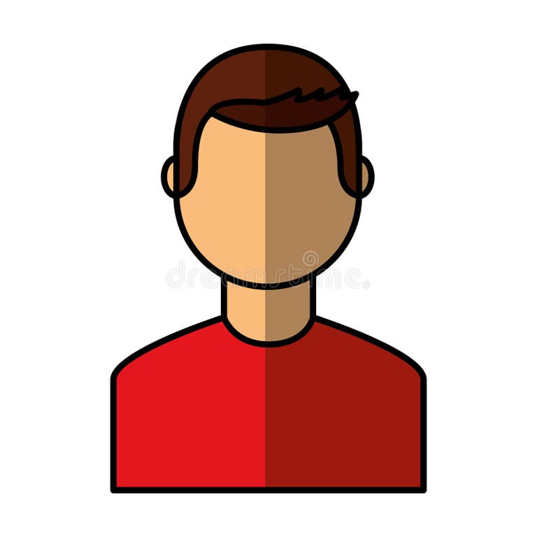 Young man avatar character stock vector. Illustration of decent - 85453003