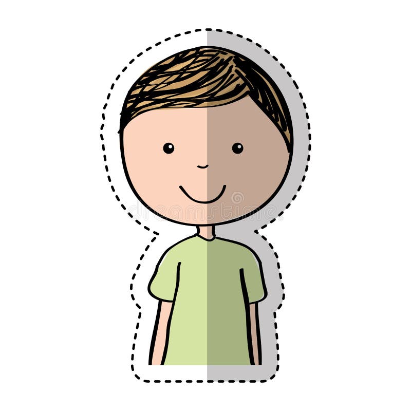 Young man avatar character stock vector. Illustration of decent - 86383941