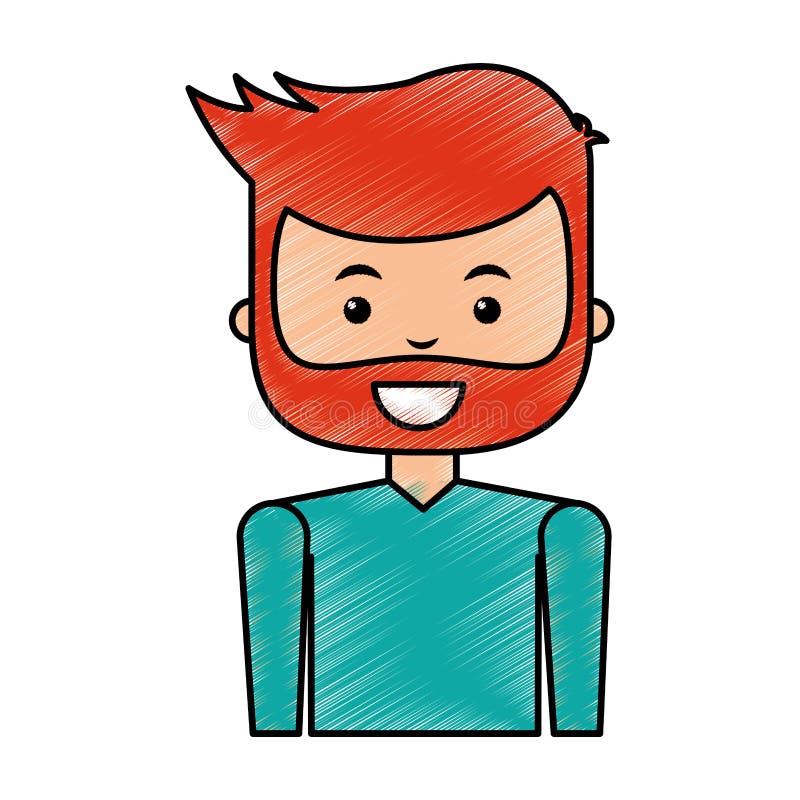 Young man avatar character stock vector. Illustration of decent - 91893240