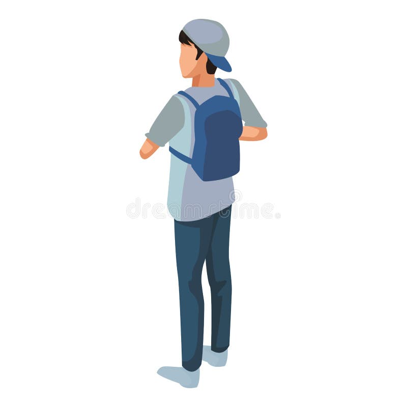 Backpack Profile Stock Illustrations – 1,725 Backpack Profile Stock ...