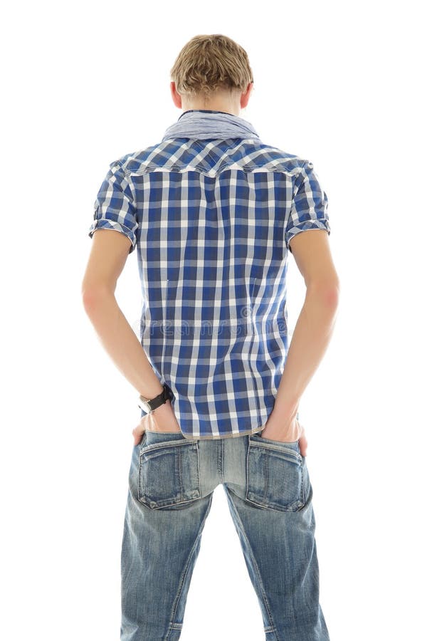 416 Back Behind Boy Hands Standing Stock Photos - Free & Royalty-Free ...