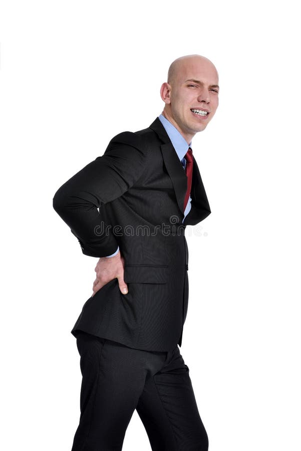 Young man with backache stock image. Image of abdomen - 37930791