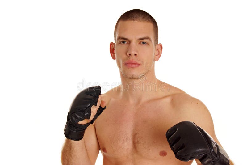 Young man with boxers stock image. Image of hand, isolated - 35364947