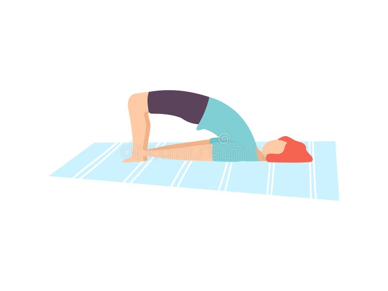 Bridge Pose Stock Illustrations – 954 Bridge Pose Stock Illustrations ...