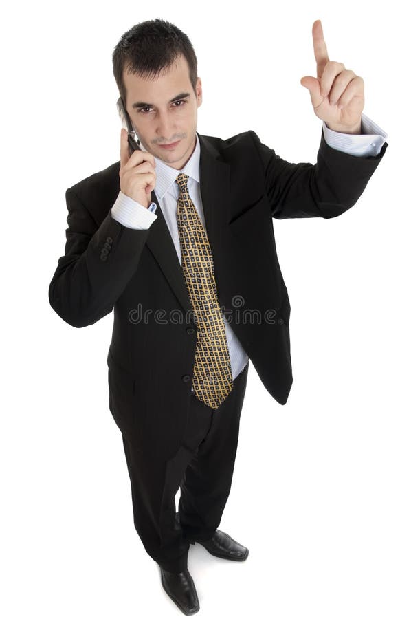 Young man calling stock photo. Image of professional - 19033328