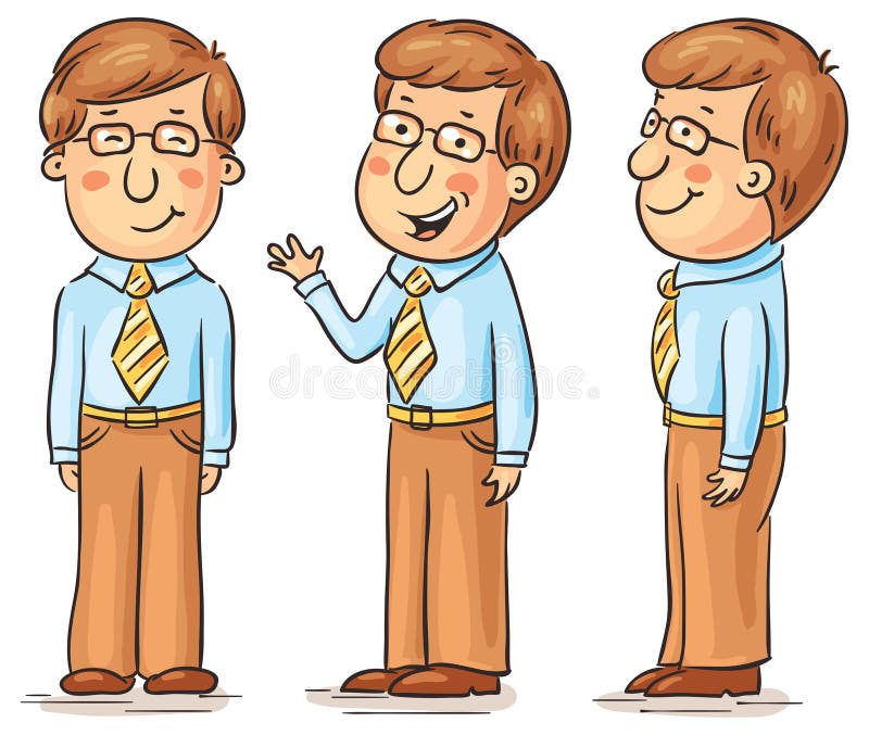 Young man stock vector. Illustration of angles, pointing - 45868451