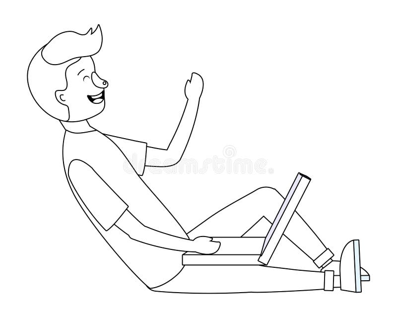 Man Lying Down Cartoon Stock Illustrations – 492 Man Lying Down Cartoon ...