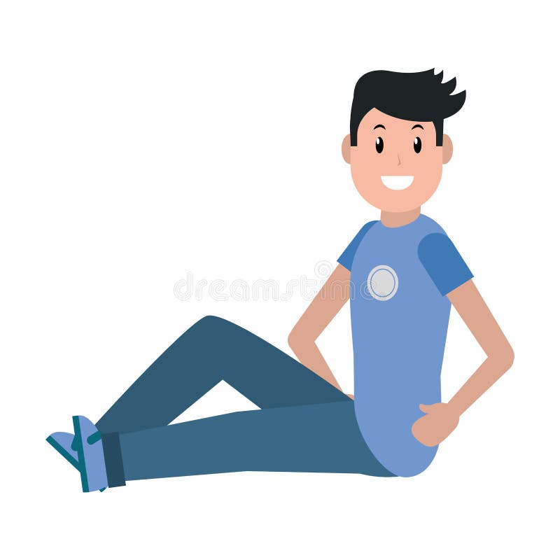 Young man cartoon stock vector. Illustration of successful - 141722544